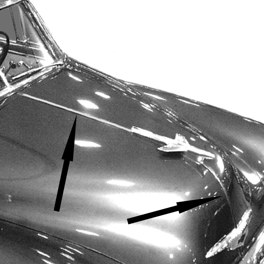 49, 50, 51, 52, hood, split, molding,