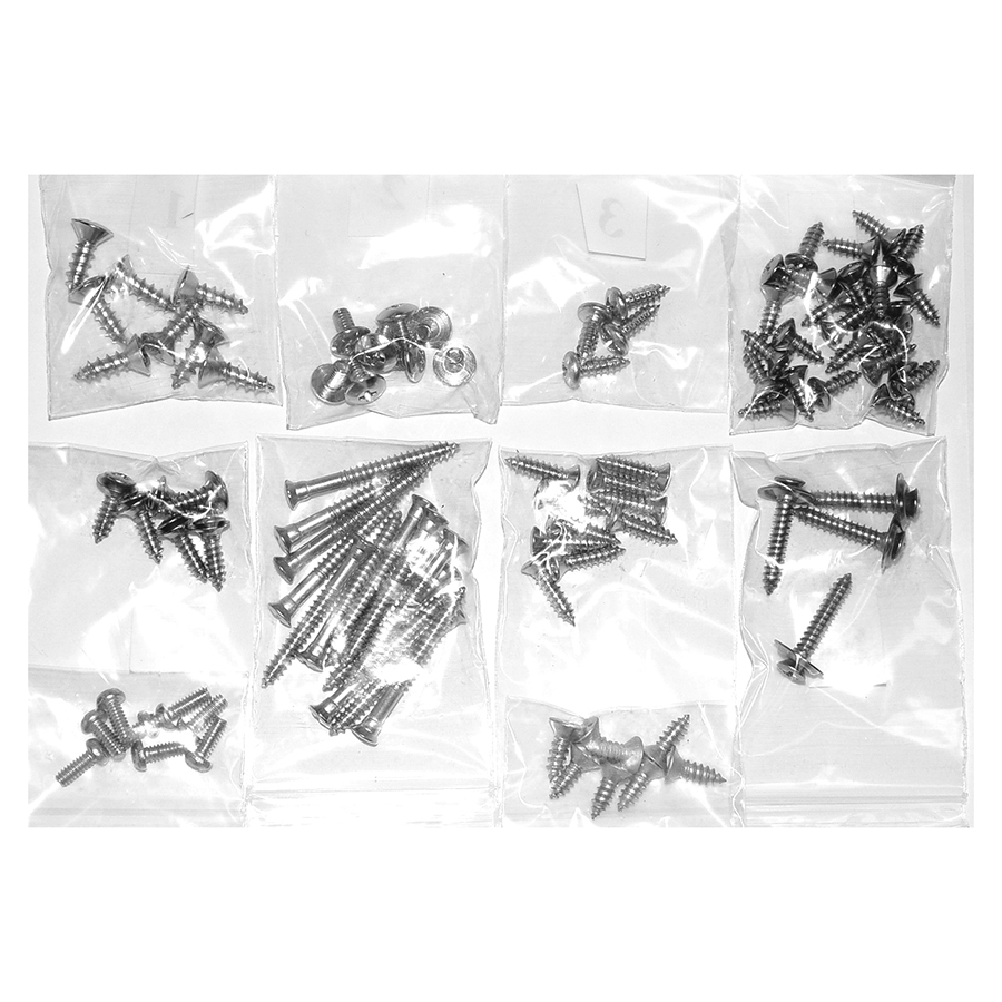 59 Chevrolet 4-Door Hardtop - Interior Screw Kit
