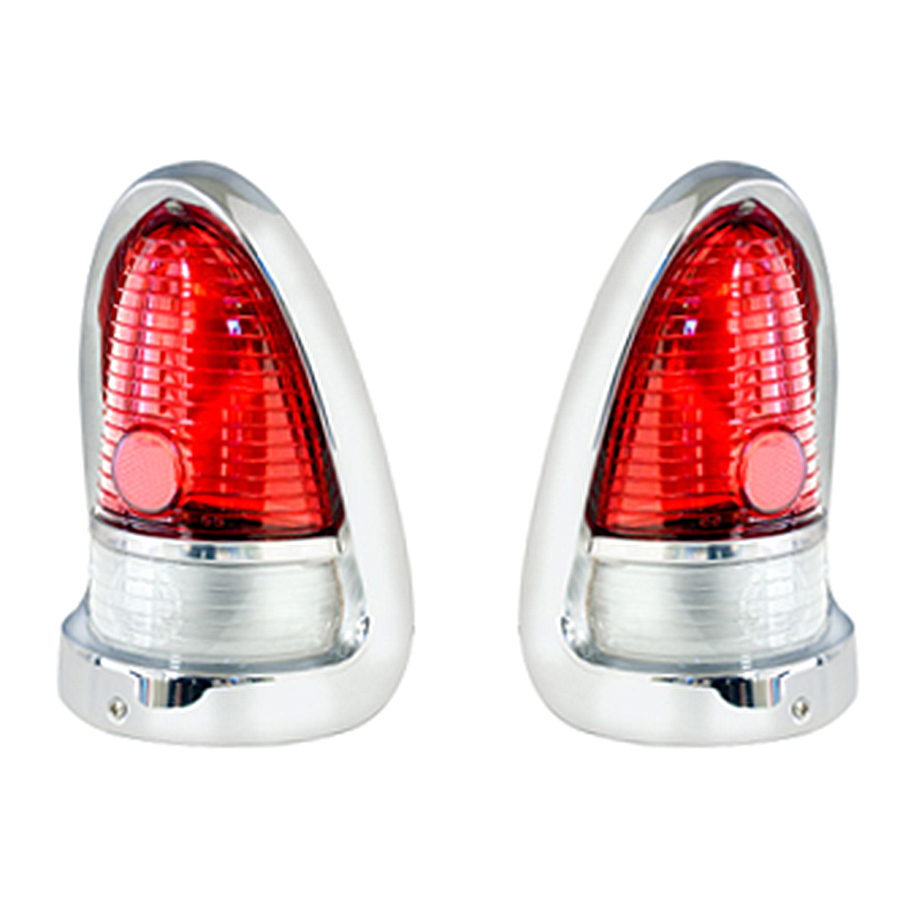 55 Chevrolet Fullsize Tail Lamp Assembly Complete LH & RH Pair