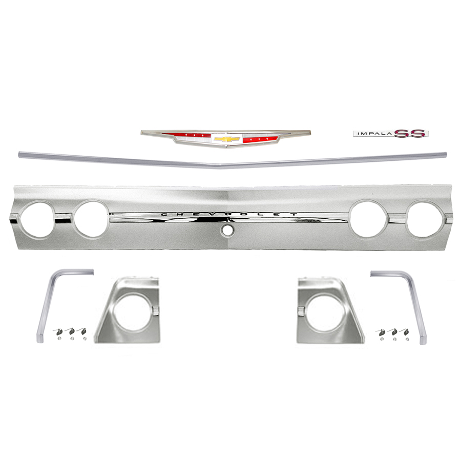 62 Chevrolet Impala "SS" Rear Panel Molding Kit