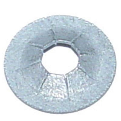 Universal Round Push on Flat Nut, 5/32" Stud Size