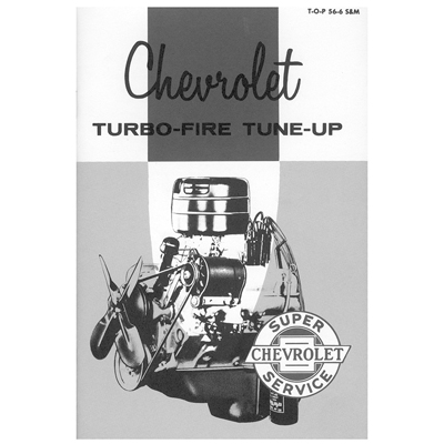 56 Chevrolet Car - Turbo Fire Tune-Up Booklet