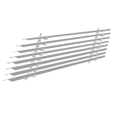 62-64 Off White Rear Window Blinds
